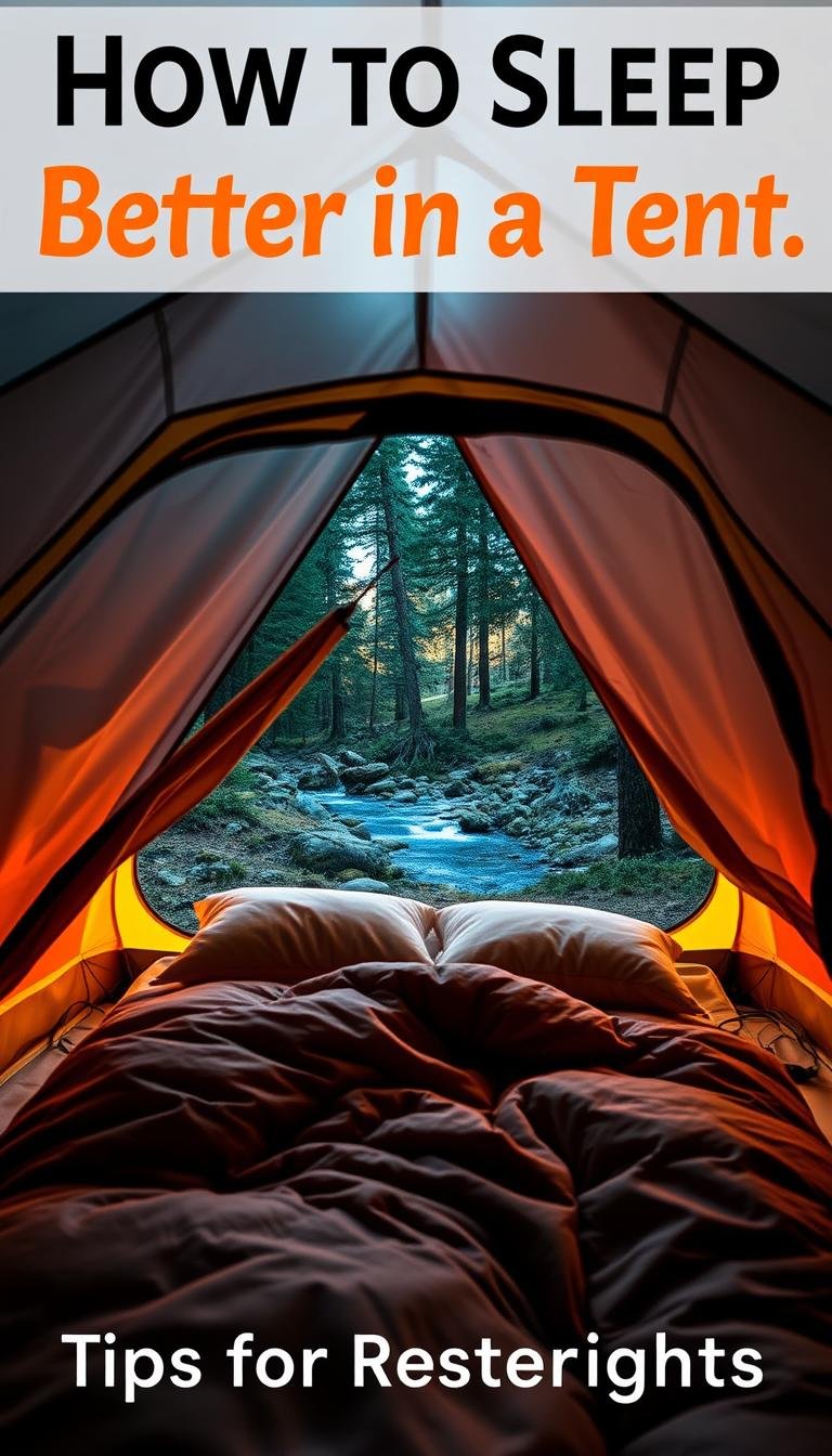 How to Sleep Better in a Tent: Tips for Restful Nights